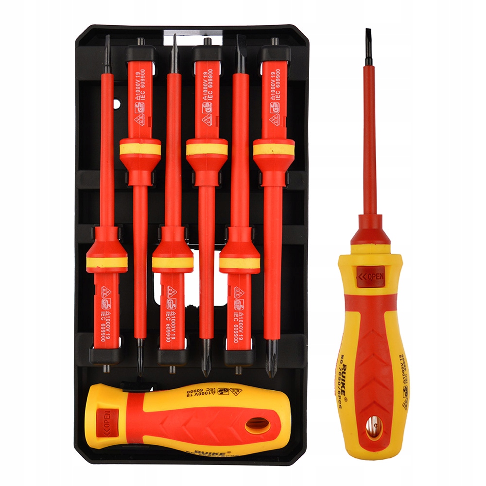 ZESTAW ŚRUBOKRĘTÓW WKRĘTAKÓW IZOLOWANYCH 6SZT - 13808810845 - oficjalne archiwum Allegro