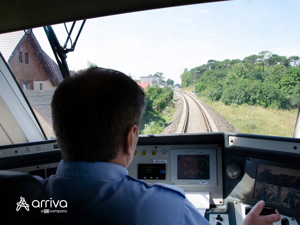 Przejazd w kabinie maszynisty pociągu Arriva RP! - 13229968817 ...