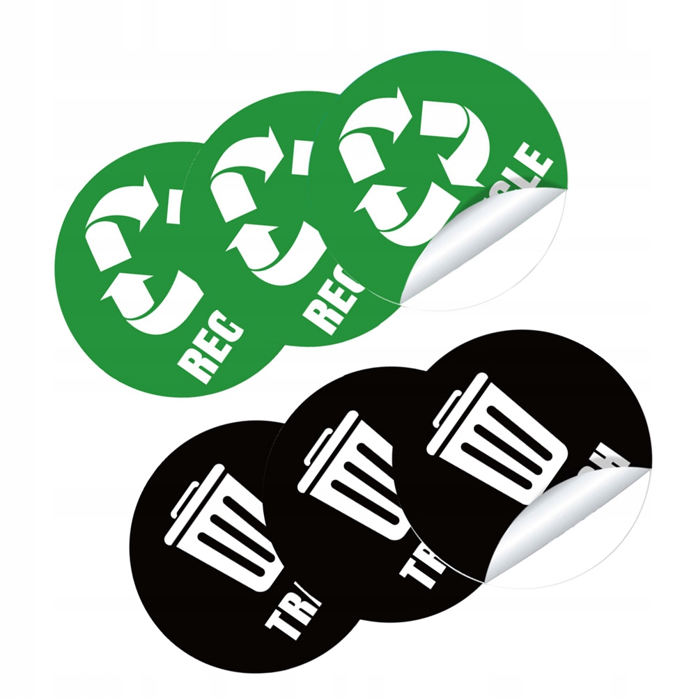 RECYCLING STICKER GARBAGE SORTING LABELS RECYCLE - 15341278970 ...