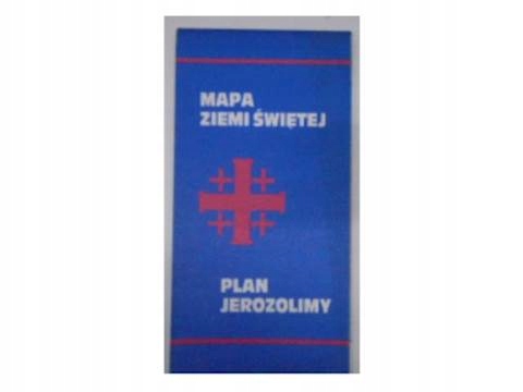 mapa Ziemi Świętej plan Jerozolimy - - 11593612453 - oficjalne archiwum Allegro
