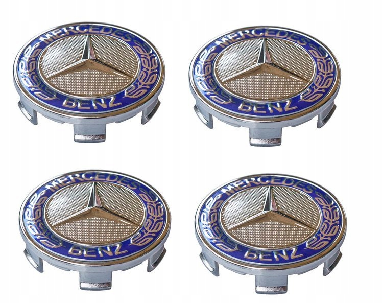 DEKIELEK KAPSEL ZAŚLEPKA FELGI KOŁA ALUFELGI DO MERCEDES 75mm KOMPLET 4 SZT - 10828518129 ...