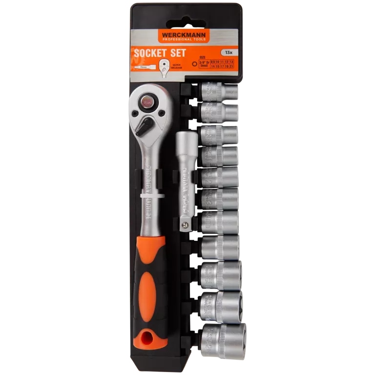 WERCKMANN SOCKET SET ZESTAW KLUCZY NASADOWYCH - 13947694794 - oficjalne ...