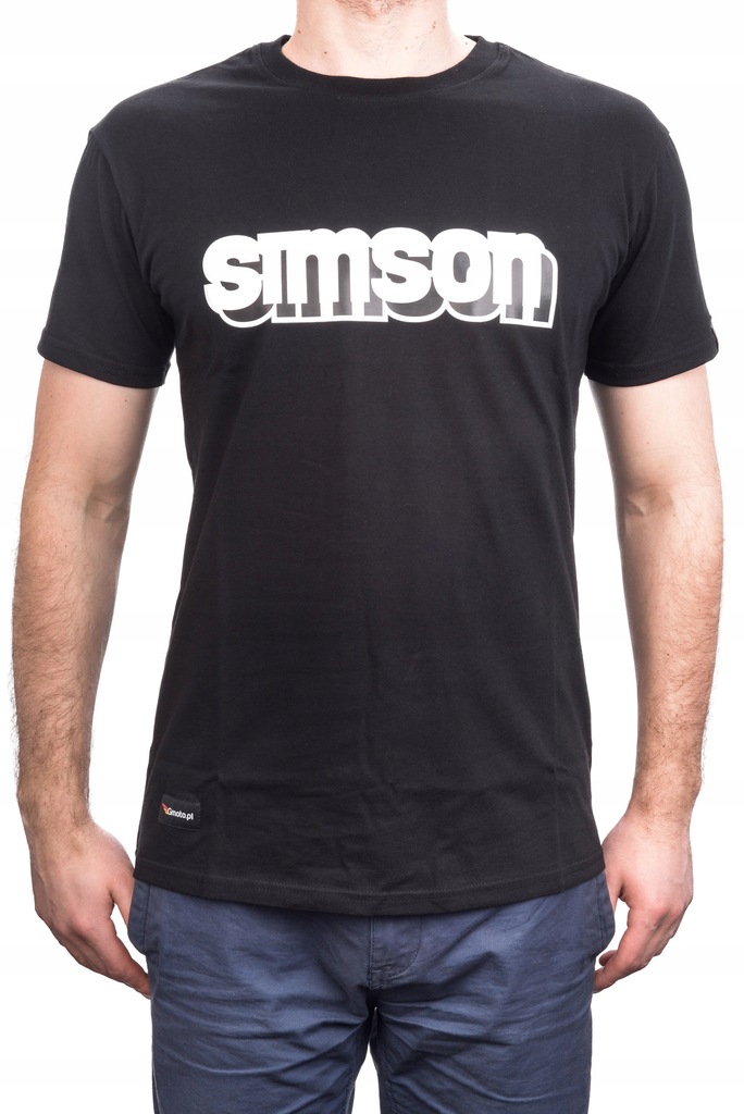 Koszulka T-shirt z logo L Simson SR50 Skuter - 10764112749 - oficjalne ...