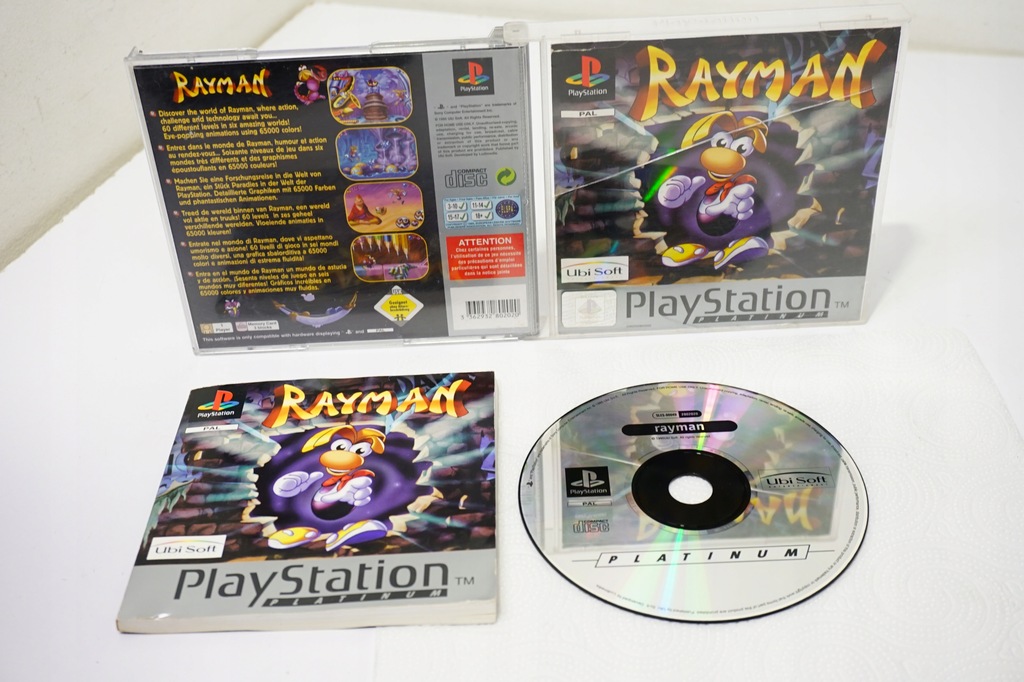 Rayman Gra Na Konsolę Playstation PSX PS1 - 12075144832 - oficjalne ...