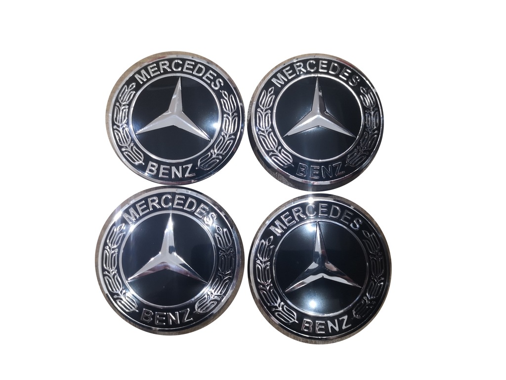 EMBLEMAT NAKLEJKA Z ALUMINIUM MERCEDES 60mm - 13502241694 - oficjalne archiwum Allegro