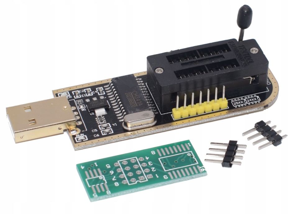 Programator USB CH341A EEPROM SPI - 10612969044 - oficjalne archiwum Allegro