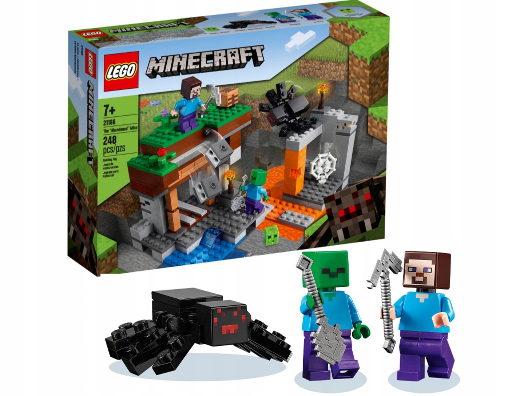 LEGO Minecraft 21166 Opuszczona kopalnia - 13411752188 - oficjalne ...