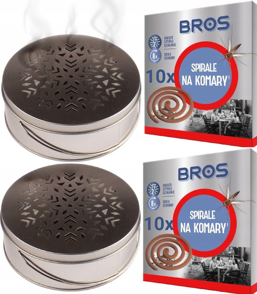 SPIRALA NA KOMARY BROS SPIRALE OSŁONKA DEKORACYJNA - 10740091150 - oficjalne archiwum Allegro