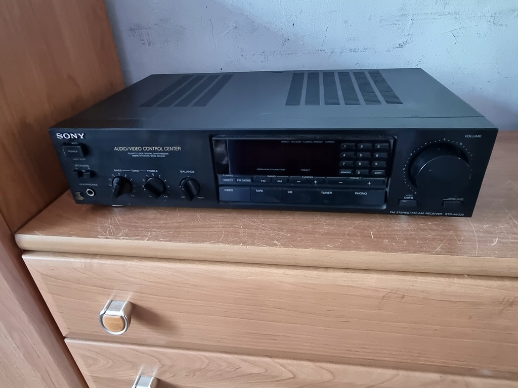 Amplituner Sony STR AV 220 - 14239481885 - oficjalne archiwum Allegro