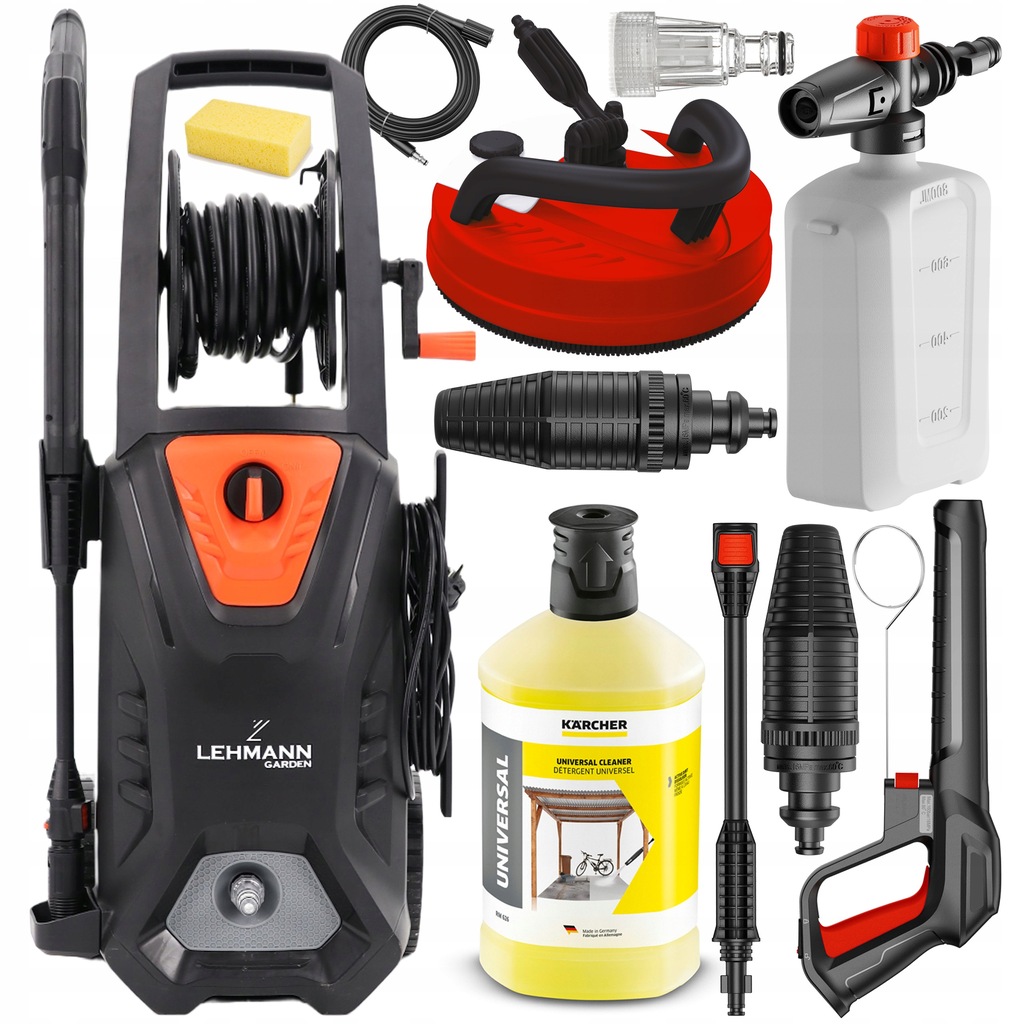 MYJKA CIŚNIENIOWA LEHMANN PIANOWNICA PATIO 240 BAR - 12229250805 - oficjalne archiwum Allegro