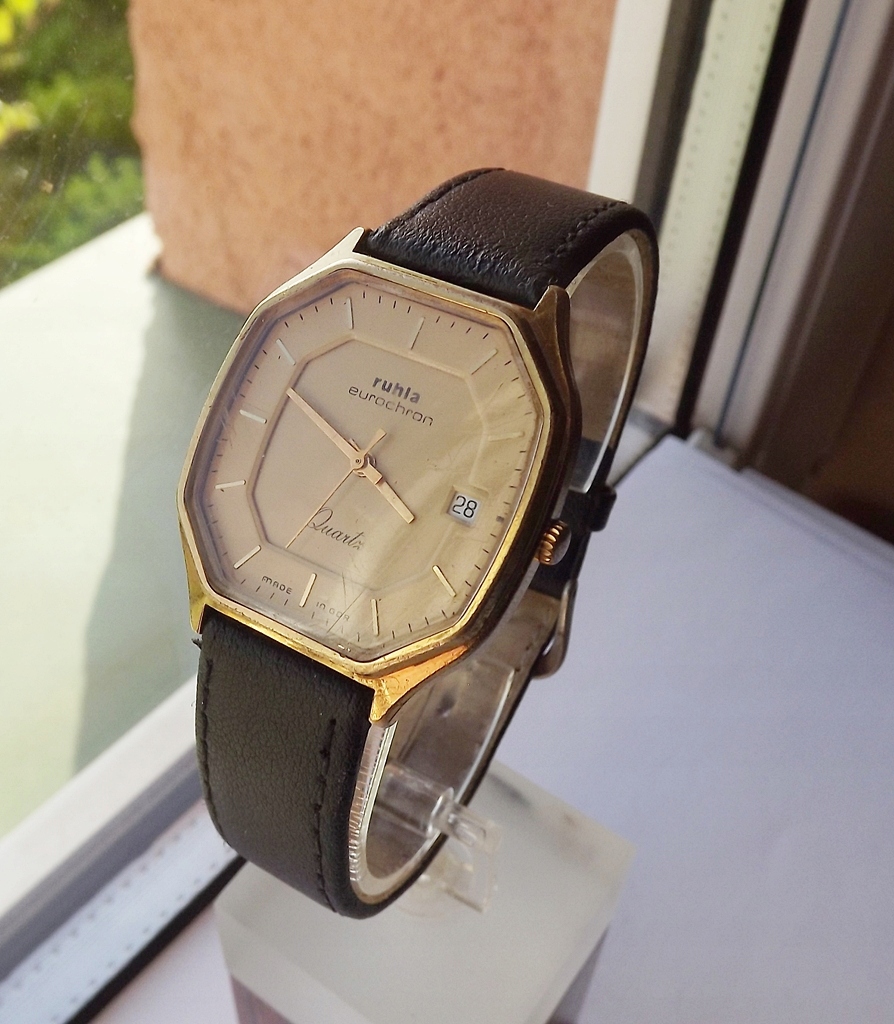 RUHLA EUROCHRON -QUARTZ MADE IN DDR.. SPRAWNY - 12808233814 - oficjalne ...