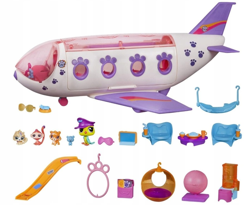 Hasbro Littlest Pet Shop Samolot Zwierzaków B1242 - 12954416696 ...