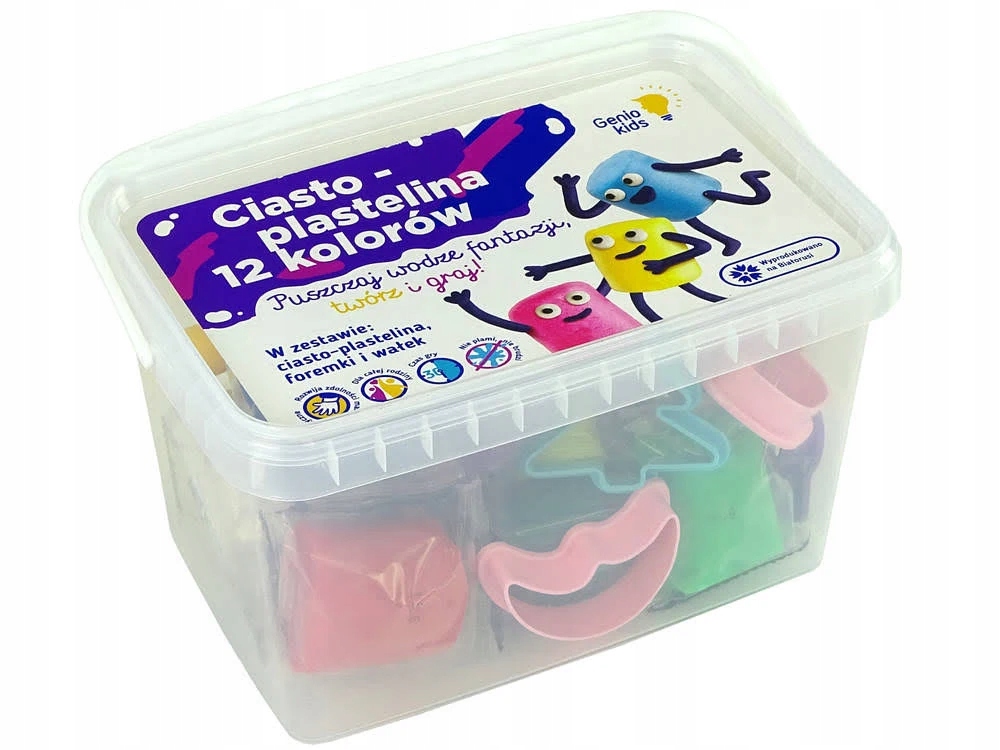 GENIO KIDS-ART Zestaw ciastoliny 12 kolorów - 11824142965 - oficjalne ... GENIO KIDS-ART Zestaw ciastoliny 12 kolorów - 11824142965 - oficjalne ...
