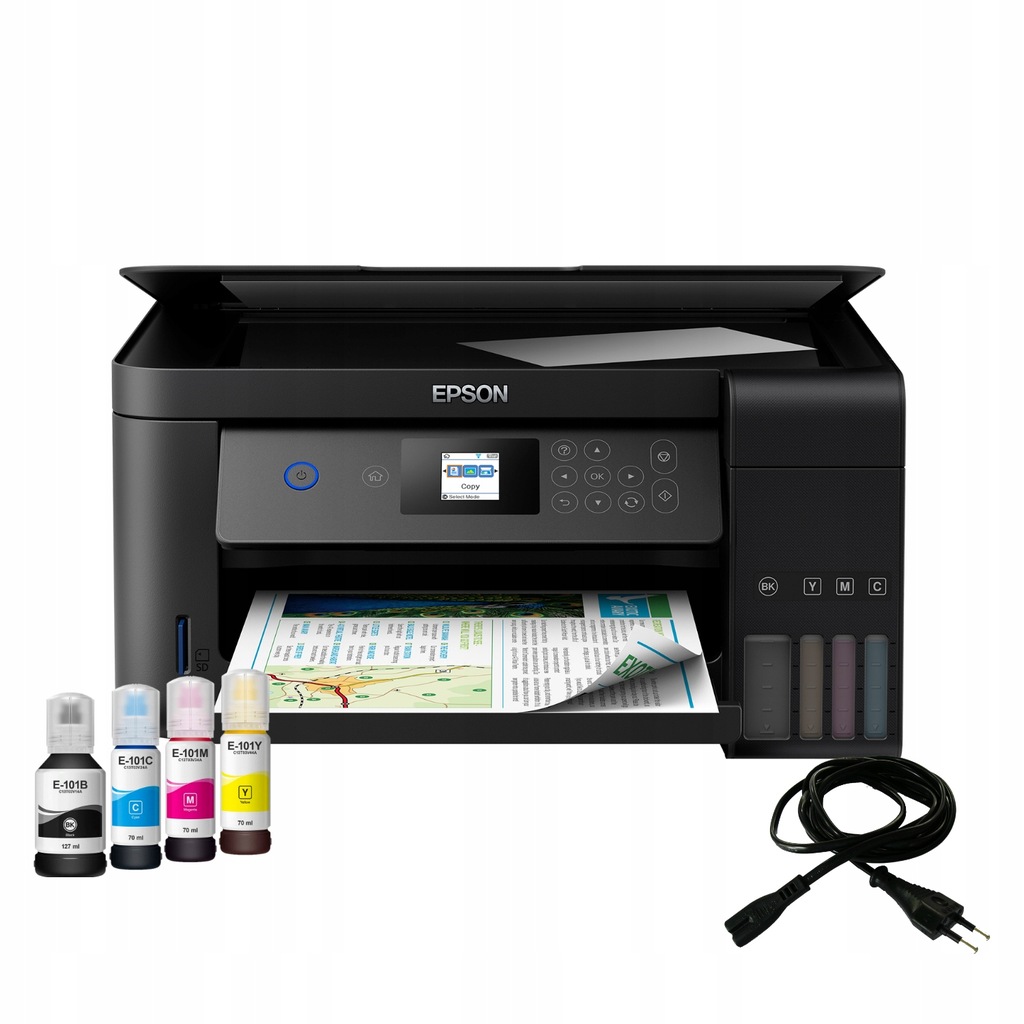 Drukarka wielofunkcyjna atramentowa kolor Epson EcoTank ITS L4160 TANI TUSZ - 15309964471 ...