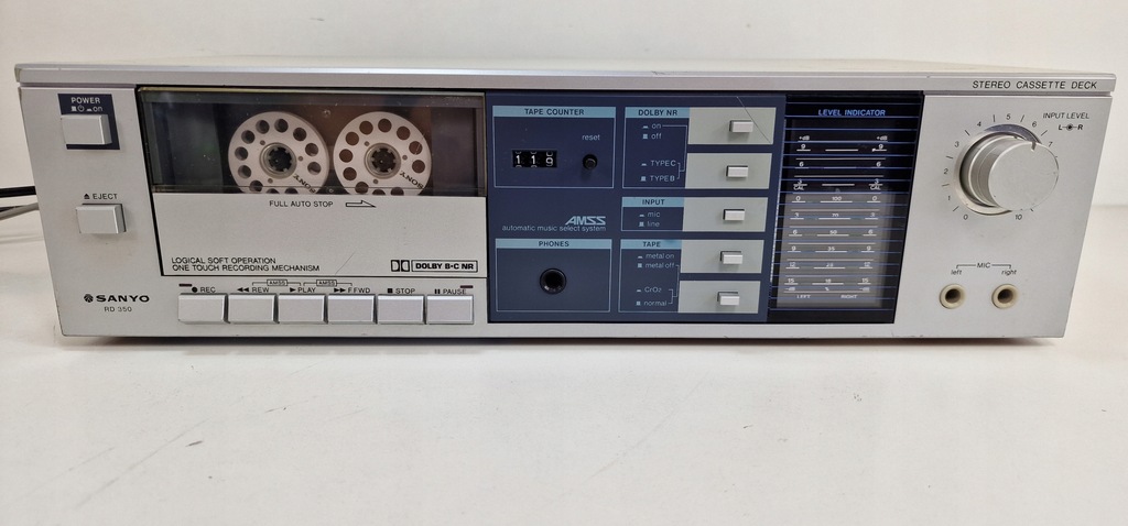 SANYO RD 350 magnetofon cassette deck - 14389267374 - oficjalne ...
