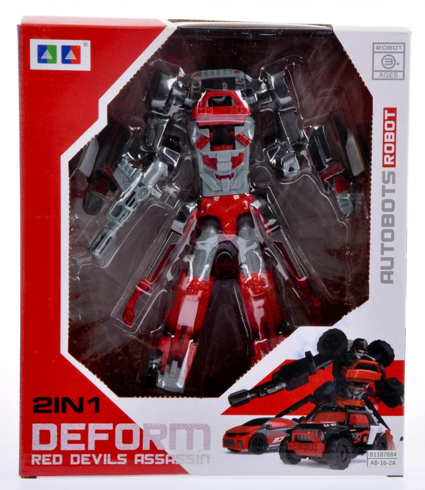 ROBOT Transform Deform 20,5 RED AUTOBOT RED DEVIL - 12608226105 ...