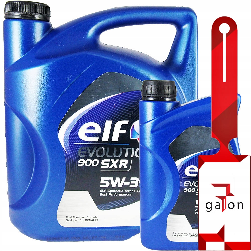ELF Evolution 900 SXR 5W30 6L (5L+1L) - syntetyczny olej silnikowy - 5252438985 - oficjalne ...