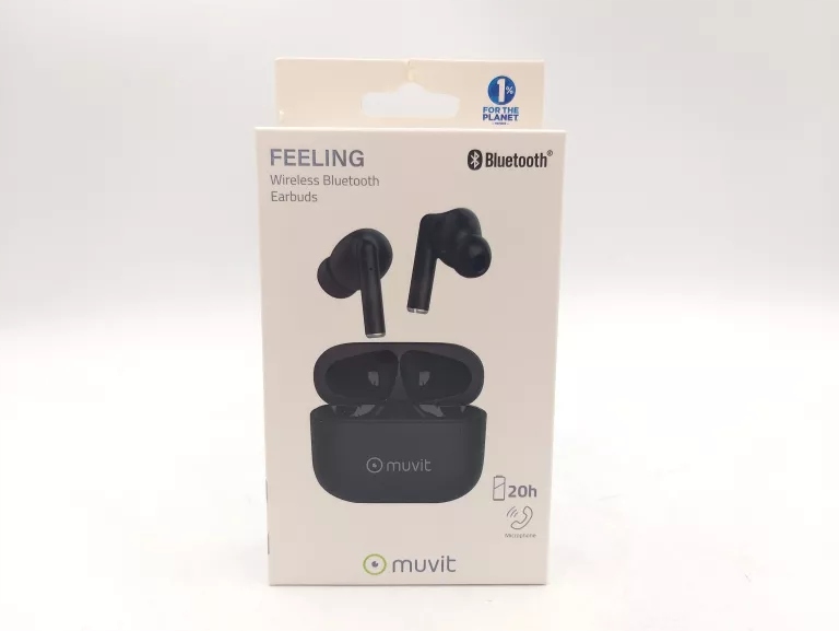 SŁUCHAWKI BEZPRZEWODOWE FEELING EARBUDS MUVIT - 12589011588 - oficjalne ...