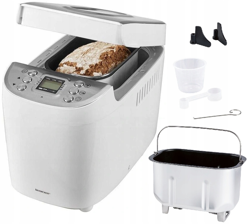 WYPIEKACZ AUTOMAT PIECZENIA CHLEBA SILVERCREST 850 - 11990296519 - oficjalne archiwum Allegro