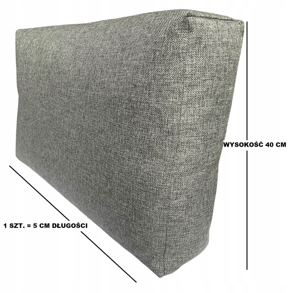 Poduszka oparcie Kanapy Sofy na każdy wymiar! Wysokość 40 cm Producent - 15071444755 - oficjalne ...