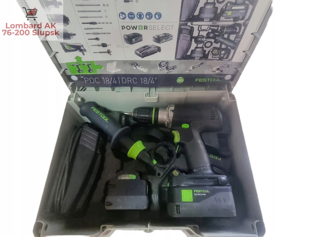 Festool QUADRIVE PDC 18/4 18V ZESTAW - LOMBARD AK - 12686488410 ...