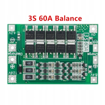 Moduł BMS 3S 60A Balanced - 11150116451 - oficjalne archiwum Allegro