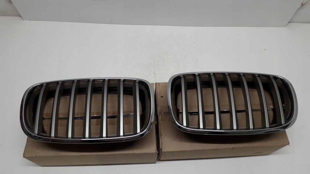 BMW X5 E70 X6 E71 ATRAPA CHŁODNICY NERKI KPL - 12225931496 - oficjalne ...