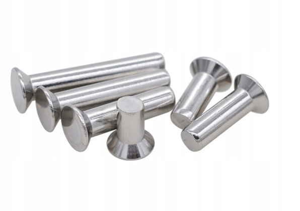 Nit aluminiowy z łbem stożkowym DIN661 5x25 100szt - 11560274555 ...