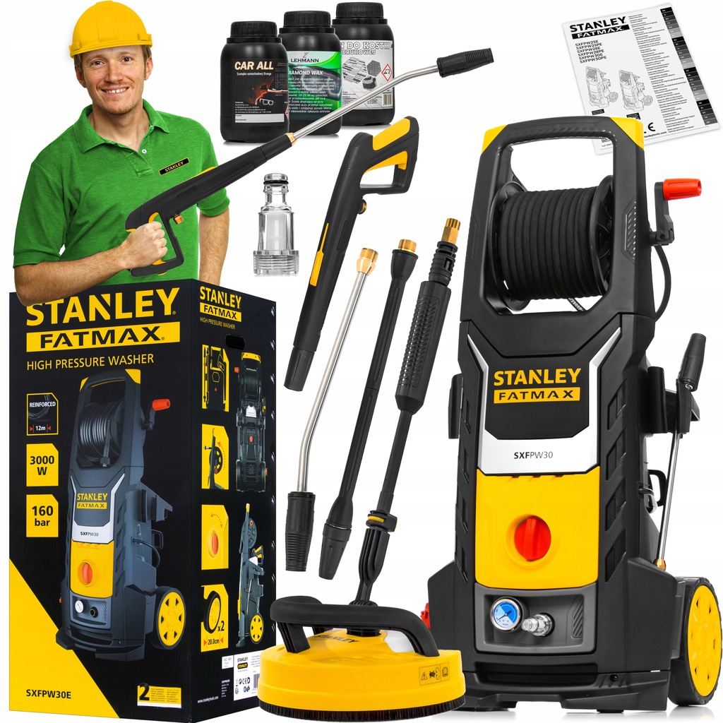 MYJKA CIŚNIENIOWA STANLEY PATIO MOSIĄDZ 260 BAR XL - 11972507795 - oficjalne archiwum Allegro