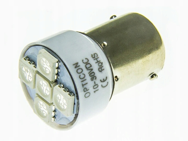 Żarówka LED 24V R10W R5W P5W P21W Ba15s Czerwony - 6169474446 ...