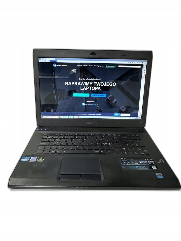 Laptop Asus G73s 17,3 " i7, 8GB, 256GB, GW - 12993135646 - oficjalne ...