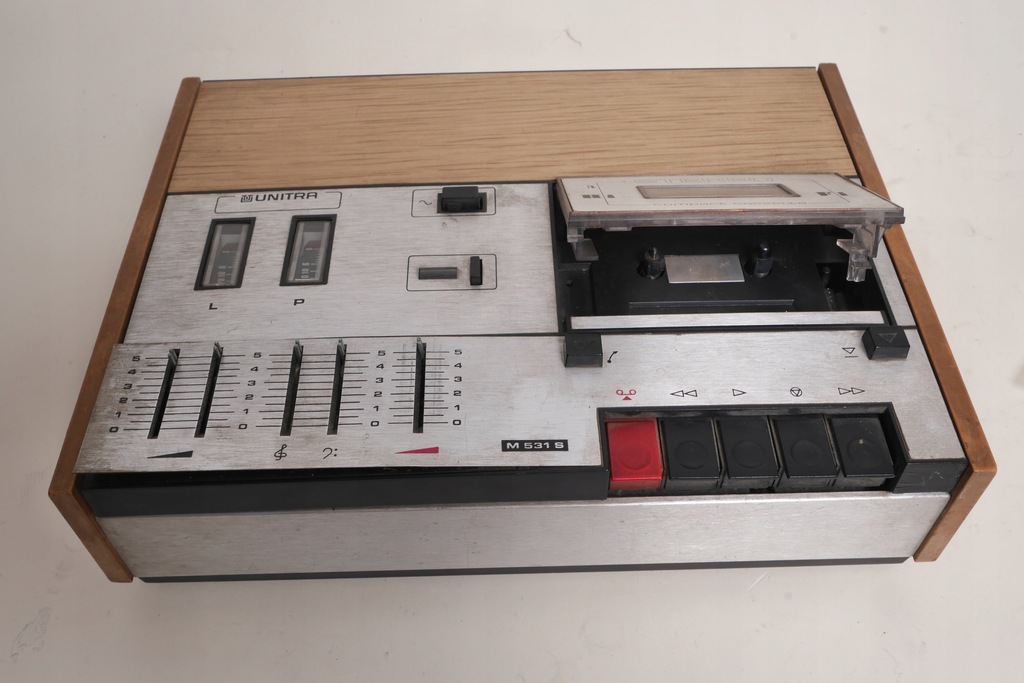Magnetofon kasetowy Unitra M531S stan nieznany - 11758488388 ...