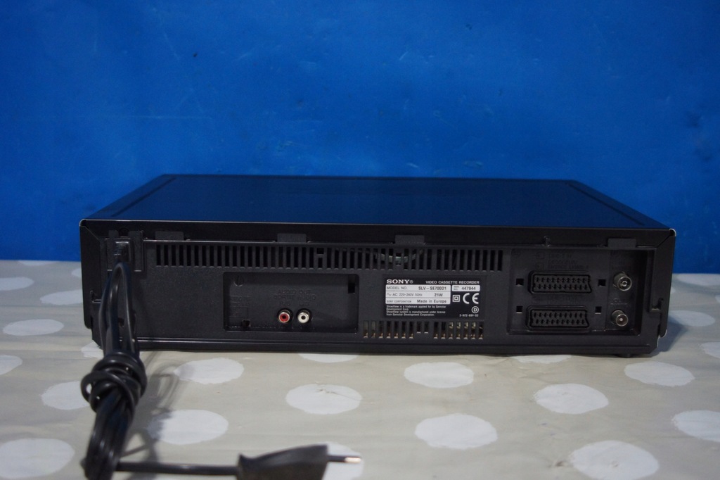 Magnetowid Sony SLV-SE700 - 6 GŁOWIC! VHS +PILOT - 12998198353 - oficjalne archiwum Allegro