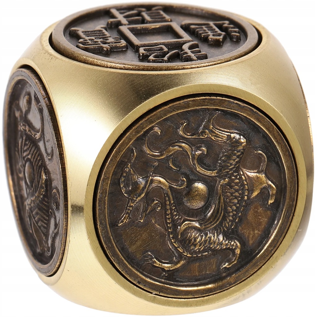 Six-sided Copper Coin Rotatable Copper Coin Toy - 13720210207 ...