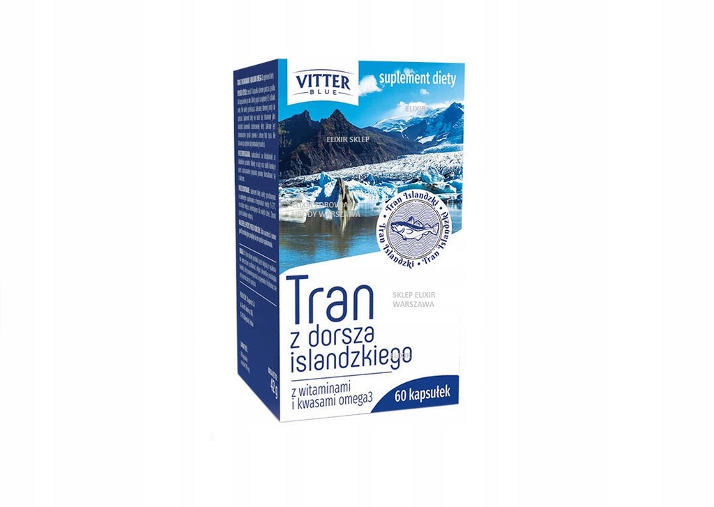 TRAN Z DORSZA ISLANDZKIEGO 60 kapsułek NA 60 DNI - 11862793595 ...