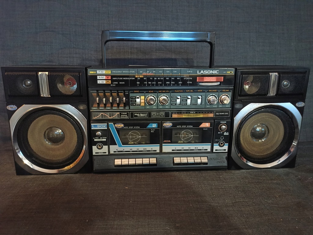 250. KULTOWY BOOMBOX LASONIC L-30K - 13029066371 - oficjalne archiwum ...