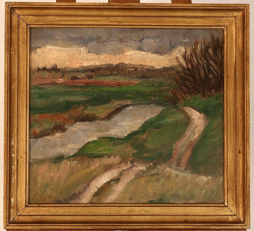 AGGER KNUD (1895-1973) OBRAZ SŁYNNEGO MALARZA !!! - 10041237482 ...