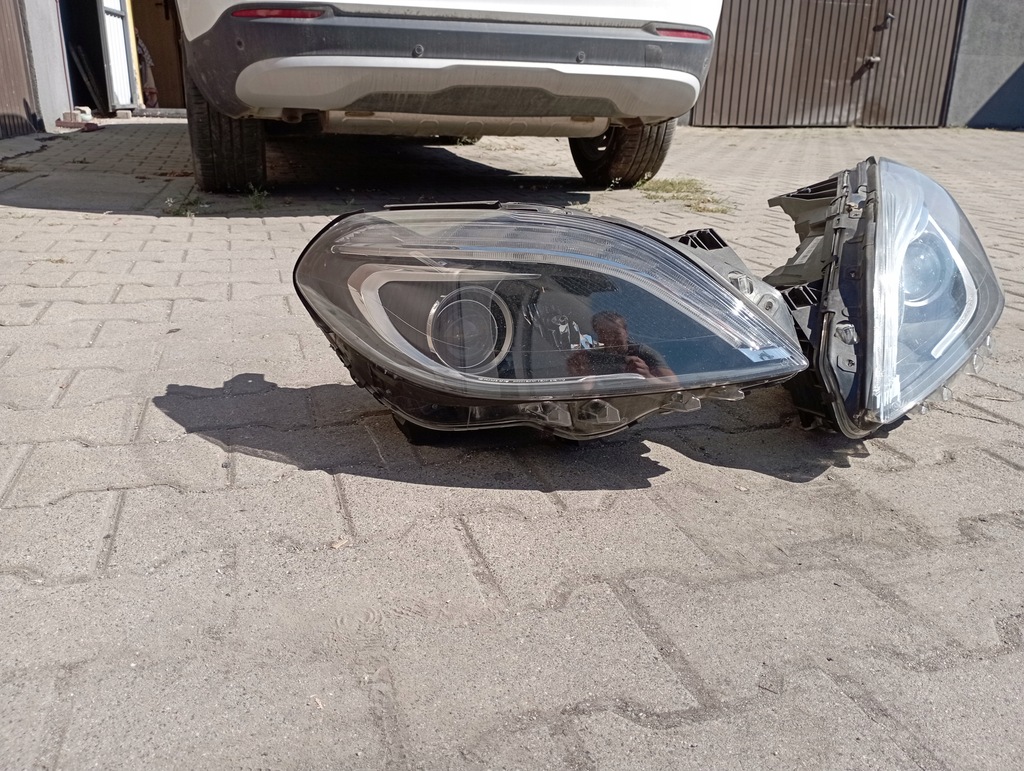 Lampy bi xenon W246 skretny kompletne z modułami - 14290243699 ...