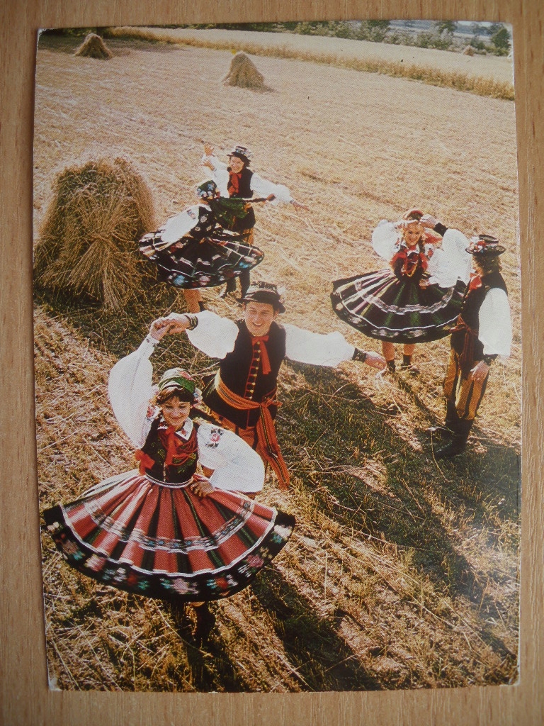 Łowicz Zespól Pieśni i Tańca przy Domu Kult. Kolejarza KAW Obieg 1976 r ...