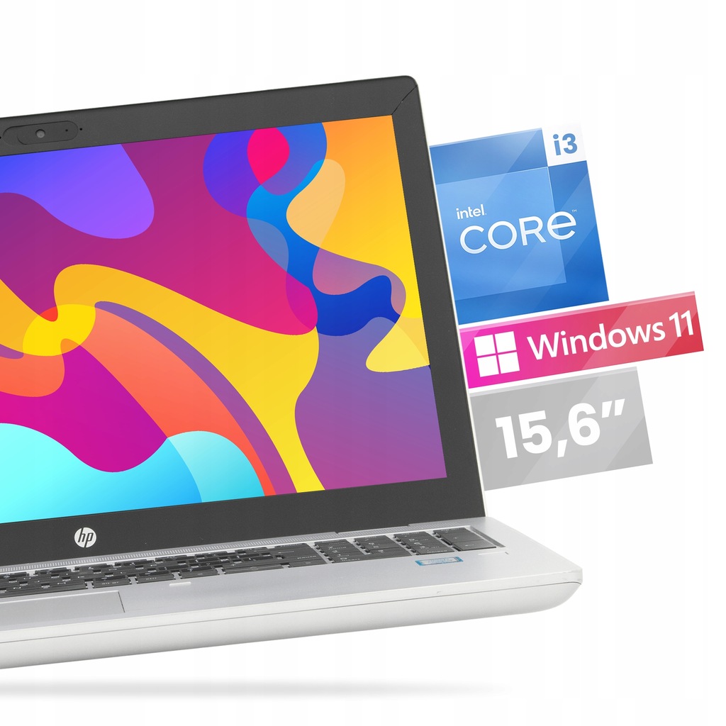 POLEASINGOWY Laptop HP ProBook 650 G5 RAM DYSK SSD WINDOWS 11 TORBA ...