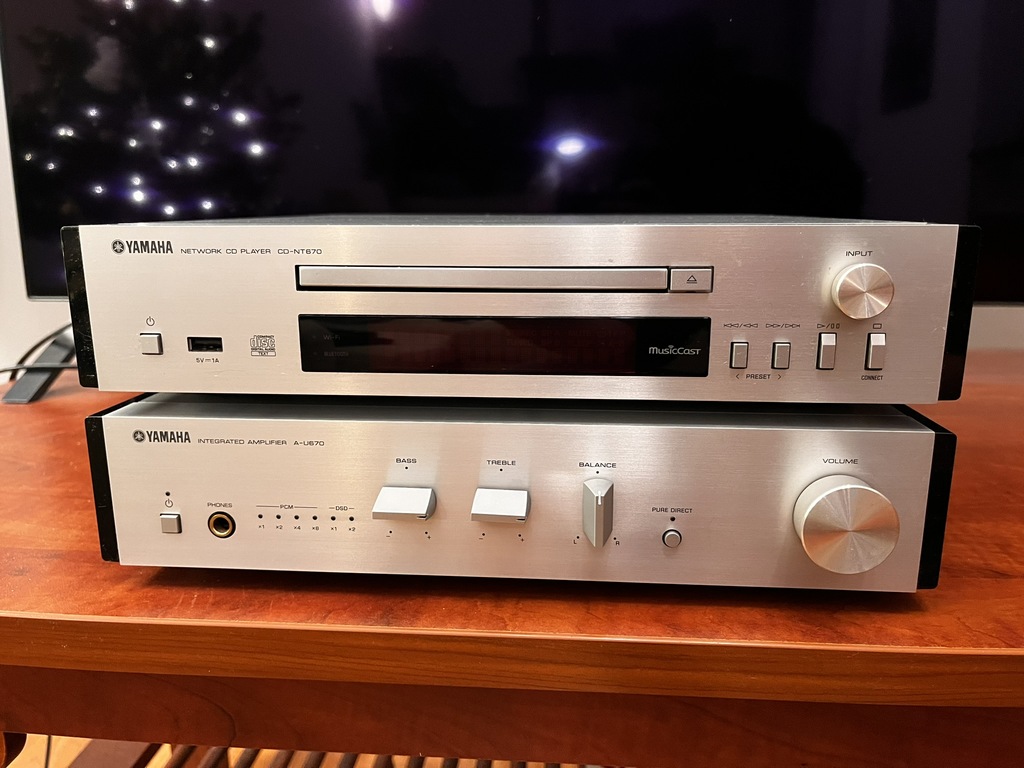 Yamaha Grand PianoCraft MCR-N870D / A-U670 + CD-NT670D Idealna ...