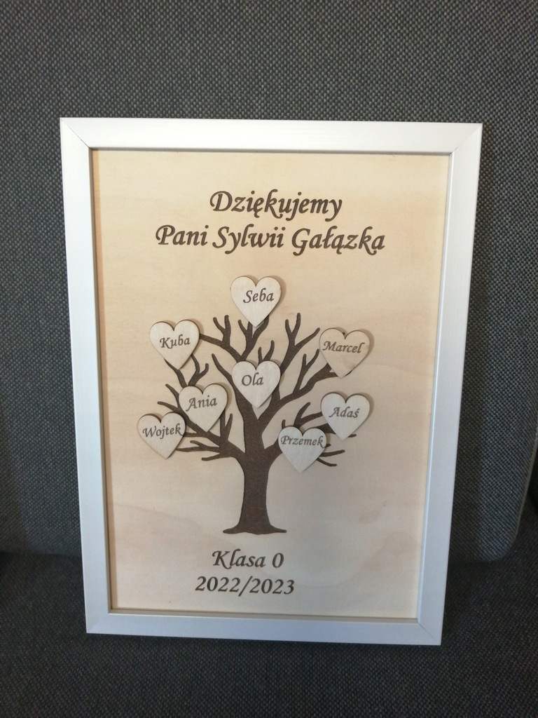 Ramka podziękowanie dzień nauczyciela - 14180092767 - oficjalne archiwum Allegro