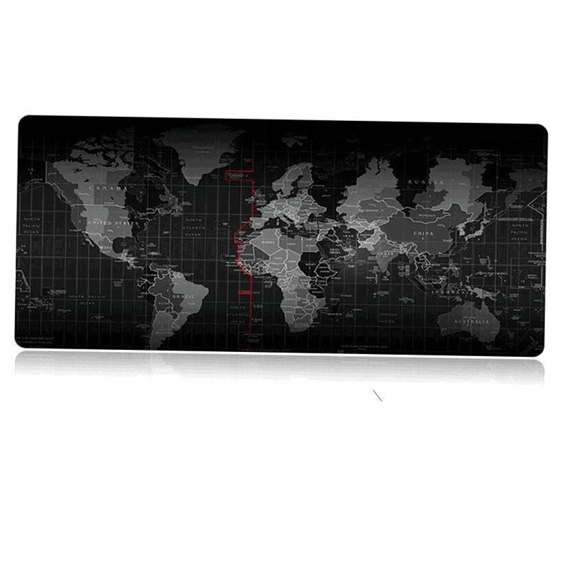 Podkładka na biurko mapa świata 40x90cm - 14878088900 - oficjalne archiwum Allegro