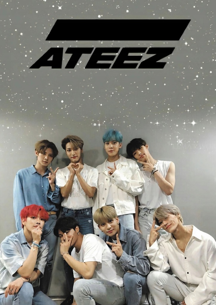 Plakat A3 K Pop Kpop Ateez Ateez 13431476439 Oficjalne Archiwum Allegro