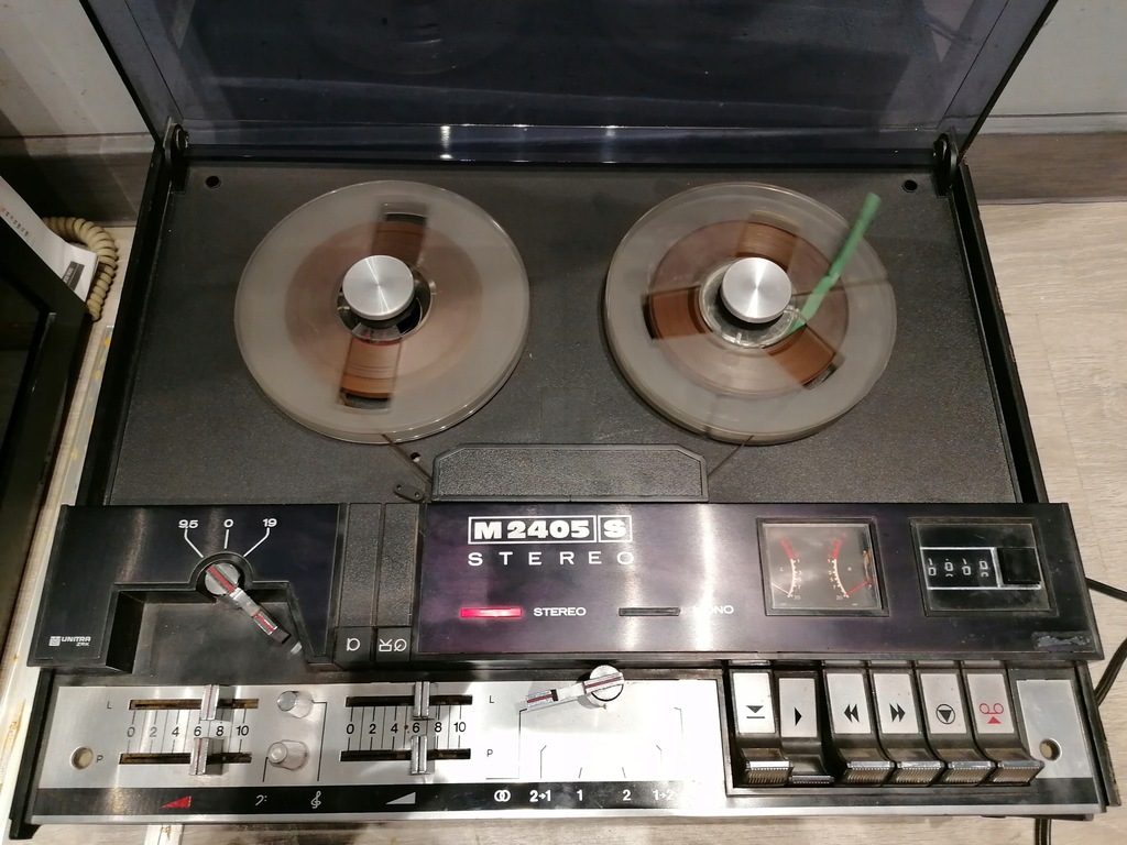 UNITRA ZRK Magnetofon Szpulowy M 2405S - 11088658647 - oficjalne archiwum Allegro