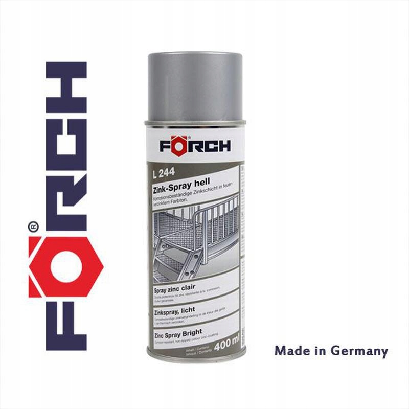 Cynk Spray cynkowy jasny FORCH L244 400 ml - 10170456207 - oficjalne ...