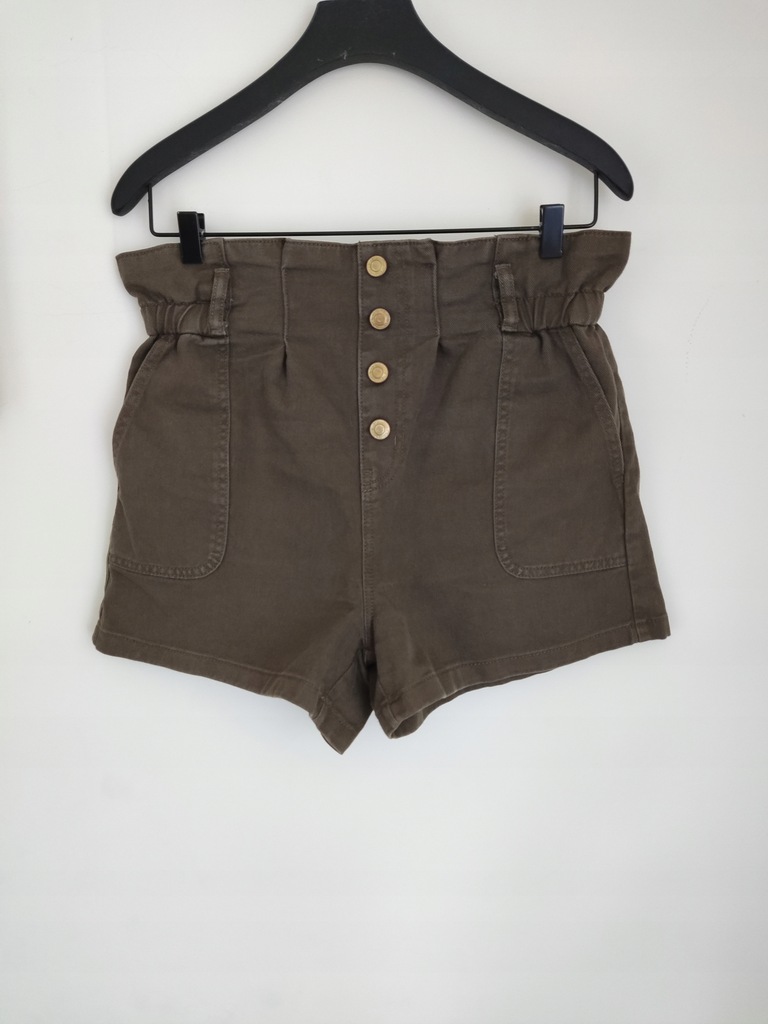 Denim Co krótkie spodenki jeansy Khaki wysoki stan - 12471756760 - oficjalne archiwum Allegro