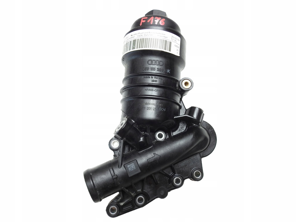 F176 PODSTAWA FILTRA OLEJU AUDI 3.0TDI 059115389AK - 10756038876 ...