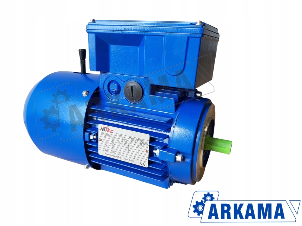 SILNIK ELEKTR. Z HAMULCEM 0,37kW 1400obr 71-B14 - 9306212962 - oficjalne archiwum Allegro