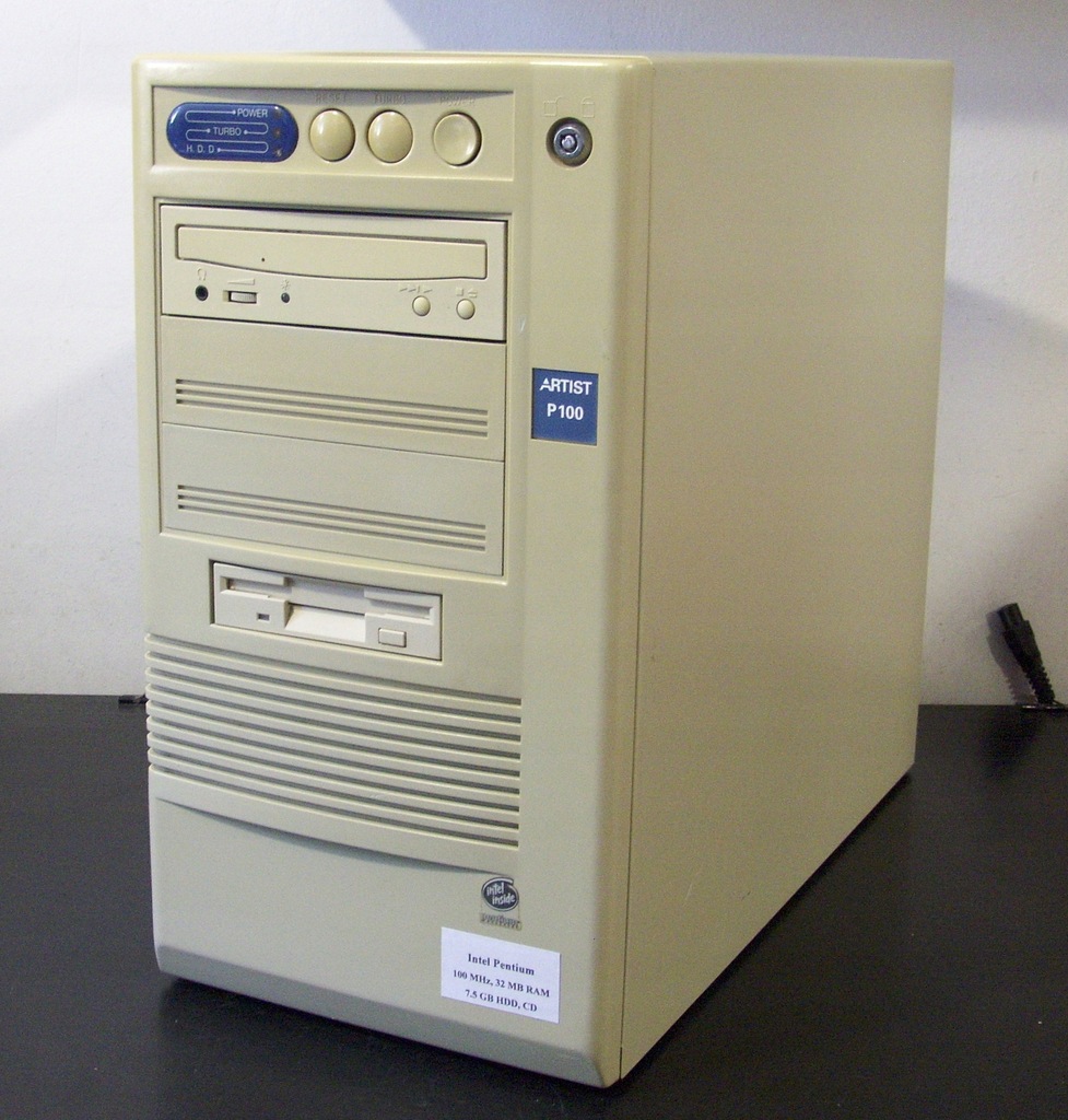 ARTIST Pentium 100MHz 32MB 7.5GB CD Windows 95 OSR2 RETRO - 13971335962 ...